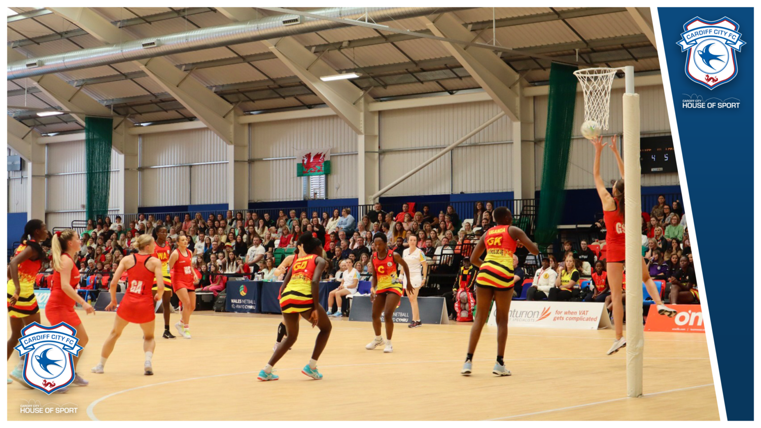 House of Sport Celebrate Opening Game At Brand New Netball Facility
