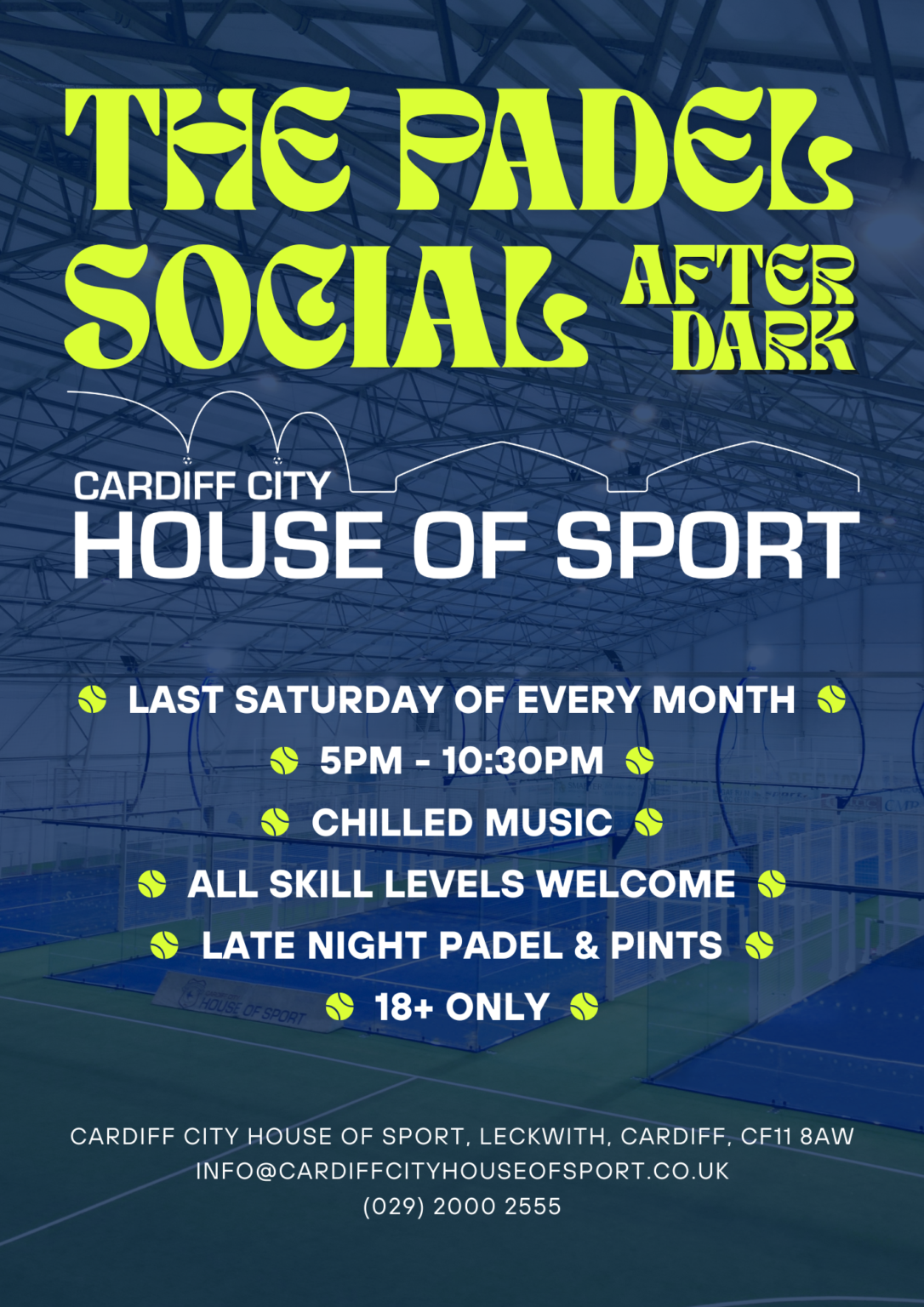 The Padel Social | News | Cardiff City House of Sport